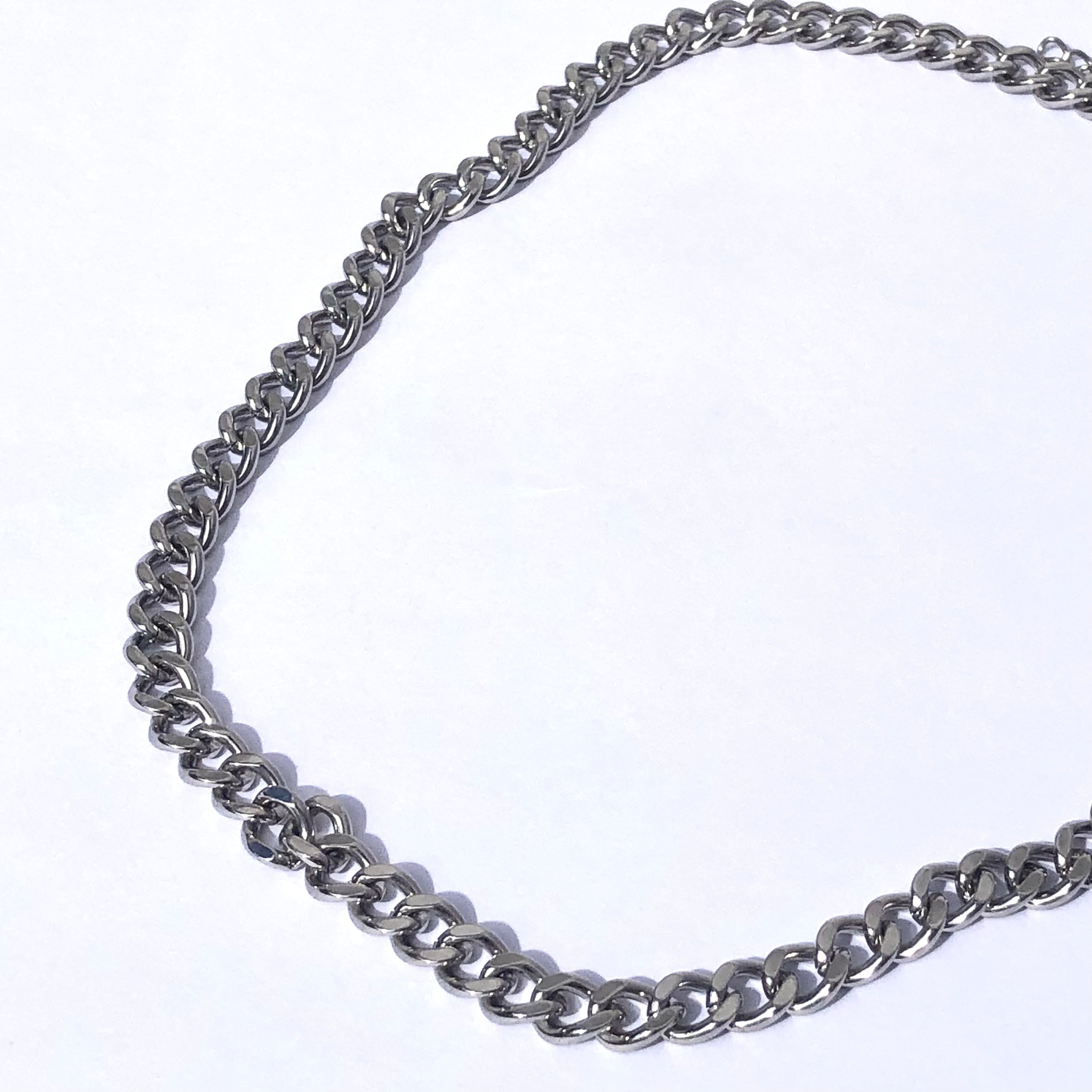 Cadena chunky acero plateada – Annstone Jewelry