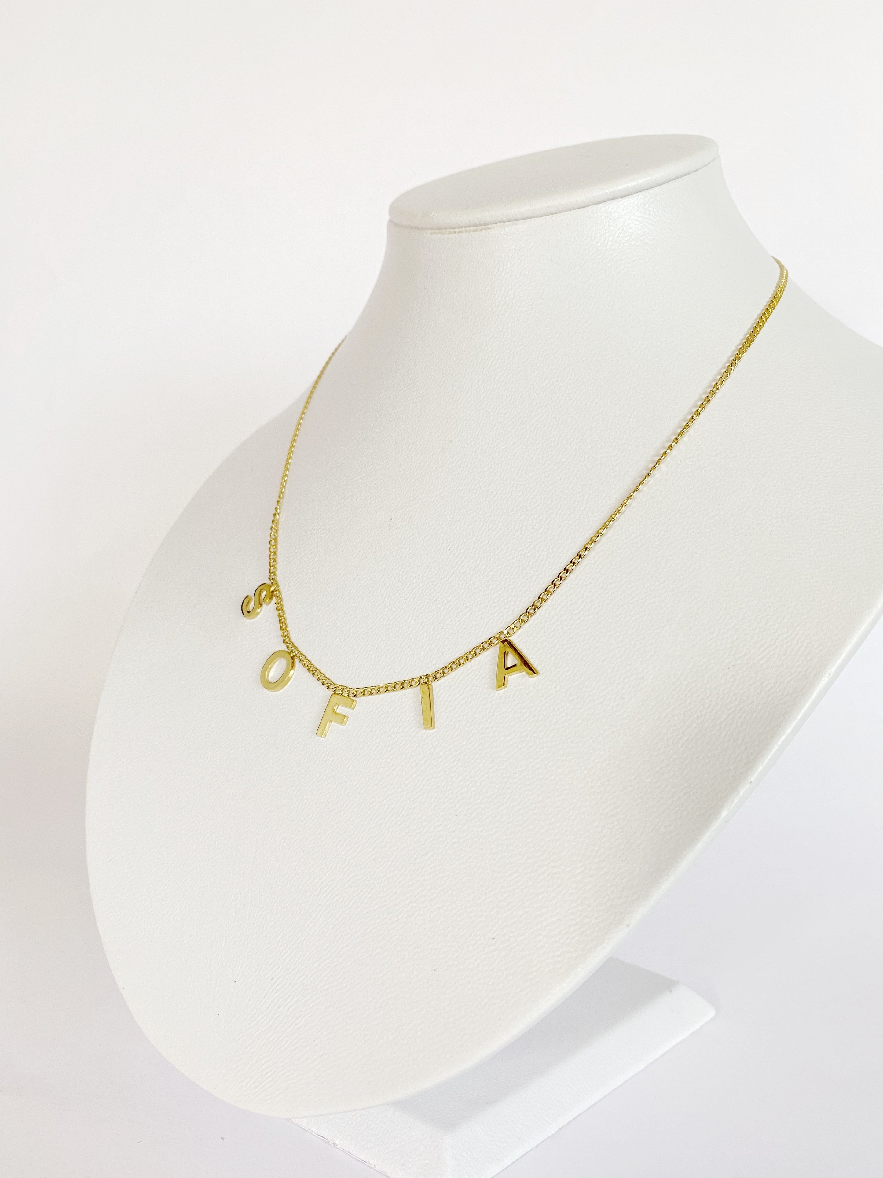 Collar letras – Annstone Jewelry